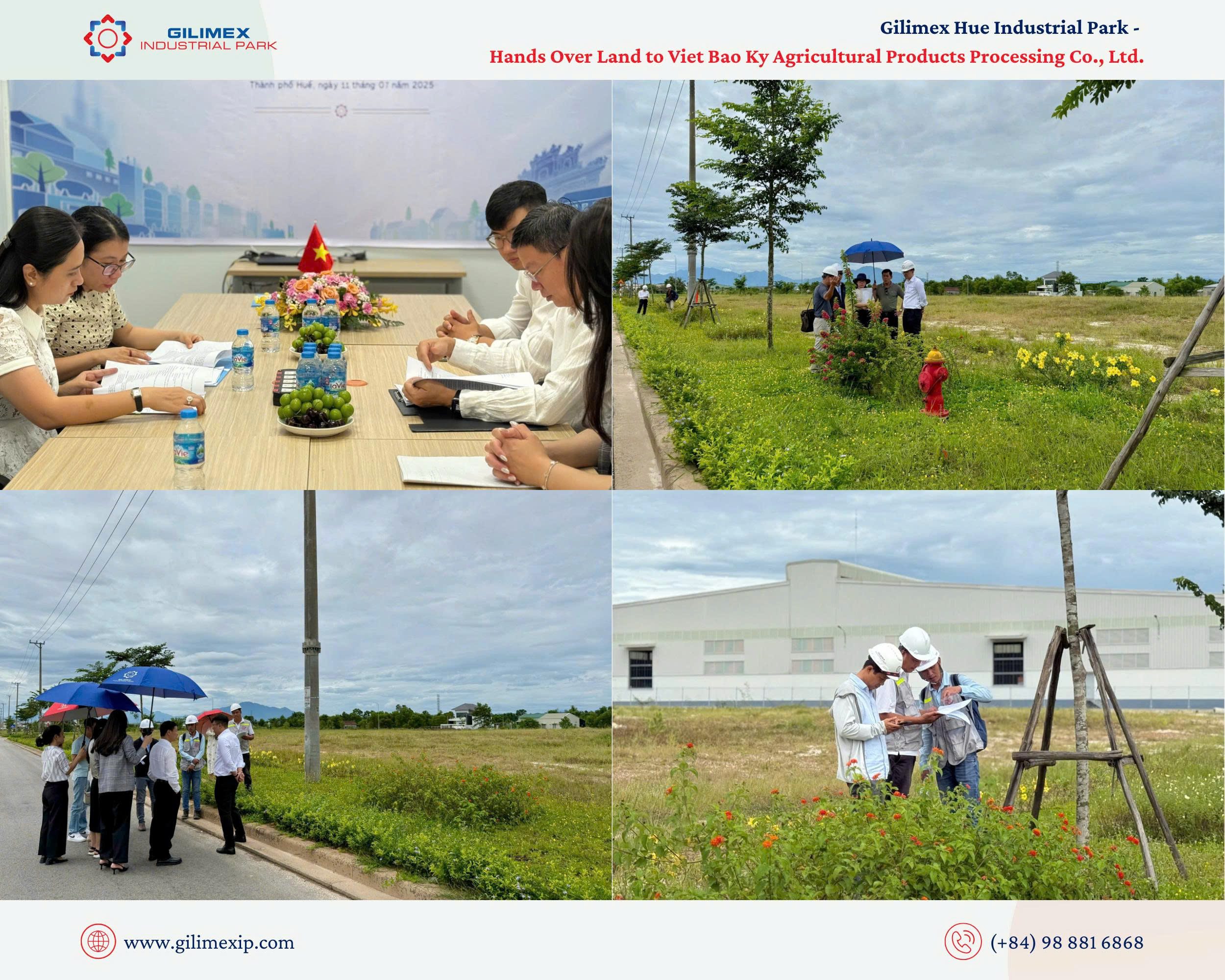 GILIMEX HUE IP HANDS OVER LAND TO NEW INVESTOR - VIET BAO KY ...